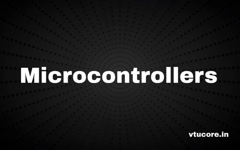vtucore » MICROCONTROLLERS BEC405A