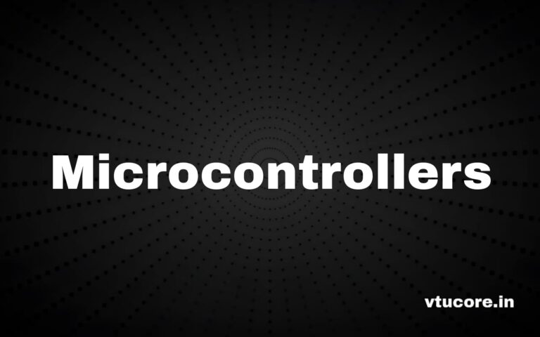 vtucore » Microcontrollers BEE403